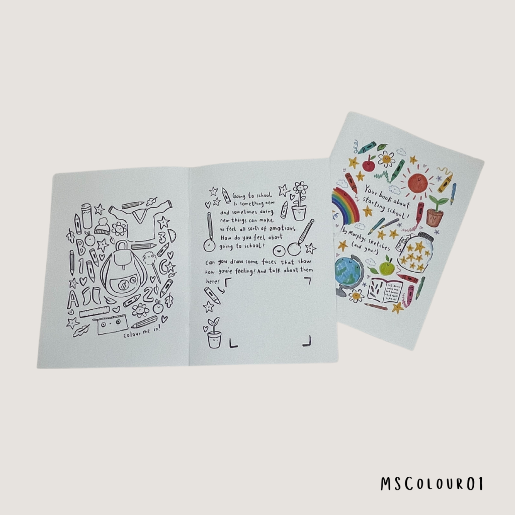 Your starting school colouring & activity book – Murphys Print Store