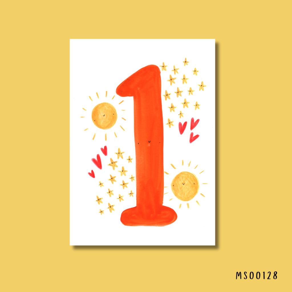 One birthday card Greetings card – Murphys Print Store