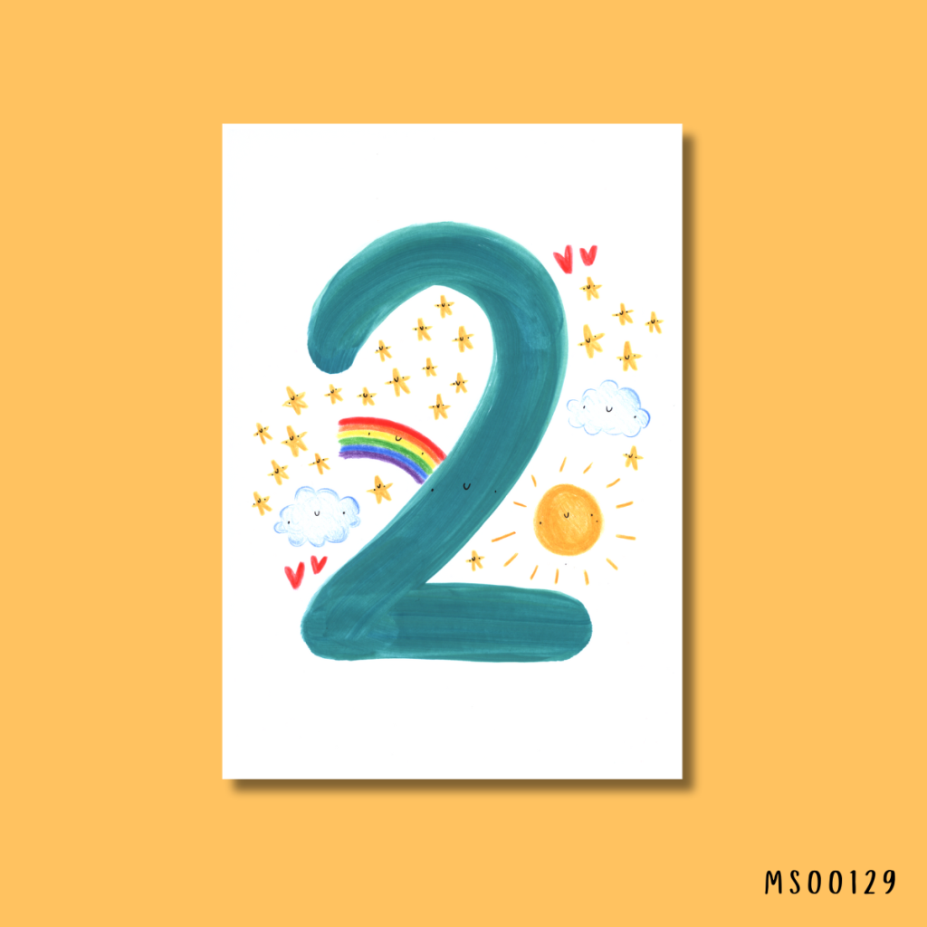 Two birthday card Greetings card – Murphys Print Store