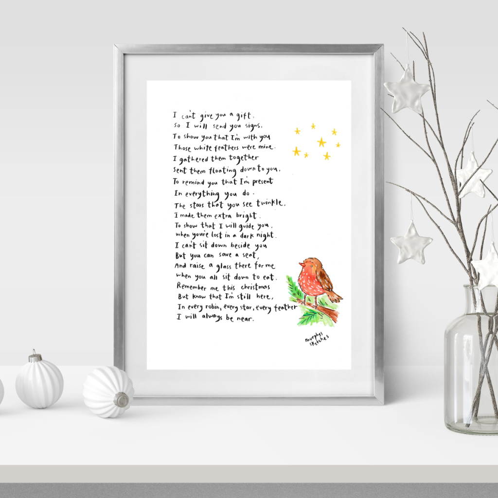 Always be near robin poem print – Murphys Print Store